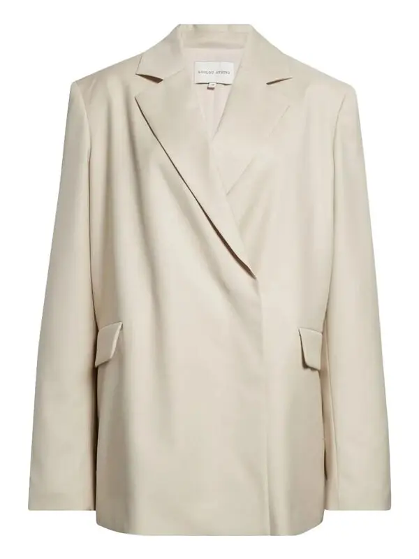 Loulou De Saison Double-breasted Jacket - Chiffon Beige