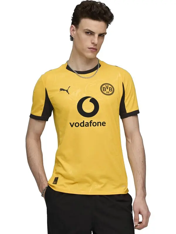 PUMA Borussia Dortmund 25/26 Replica Cup Soccer Jersey - Yellow