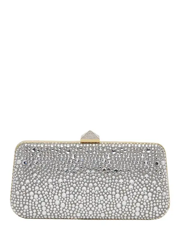 Valentino Garavani Carry Secrets Sparkling Rhinestones Clutch Bag - Crystal Crystal