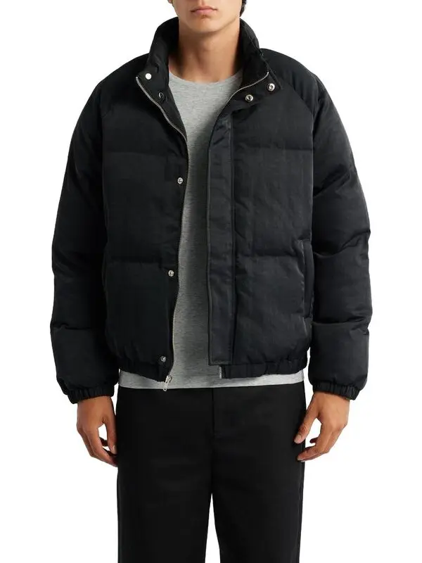 KROST Water Repellent Nylon Puffer Jacket - Black