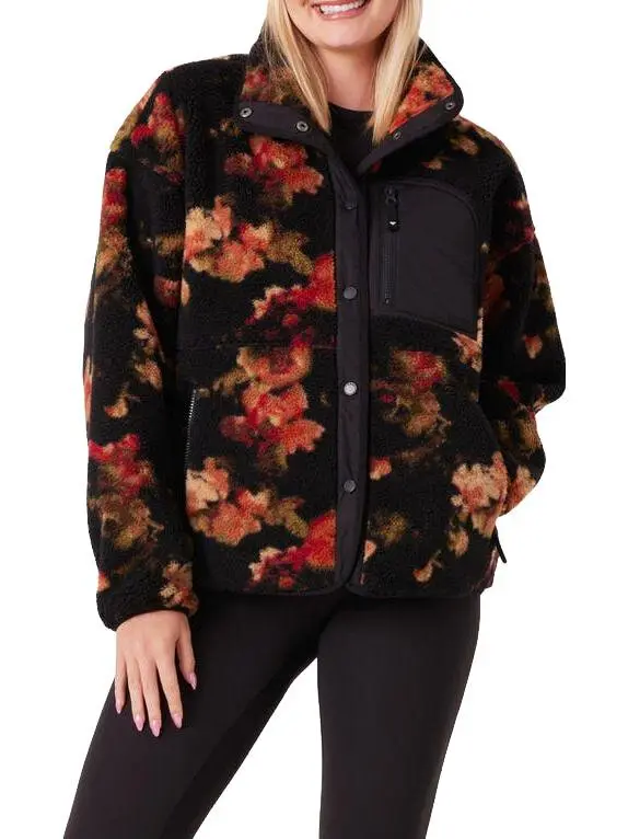 Roxy Axel Fleece Jacket - Rose Garden
