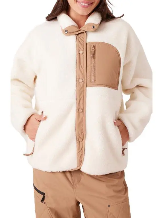 Roxy Axel Fleece Jacket - Vanilla
