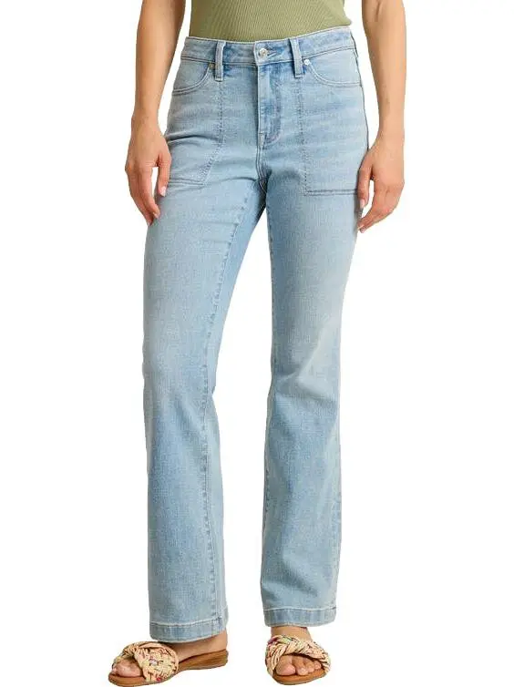 Tommy Bahama Patch Pocket Straight Leg Utility Jeans - Pearl Beach Wash