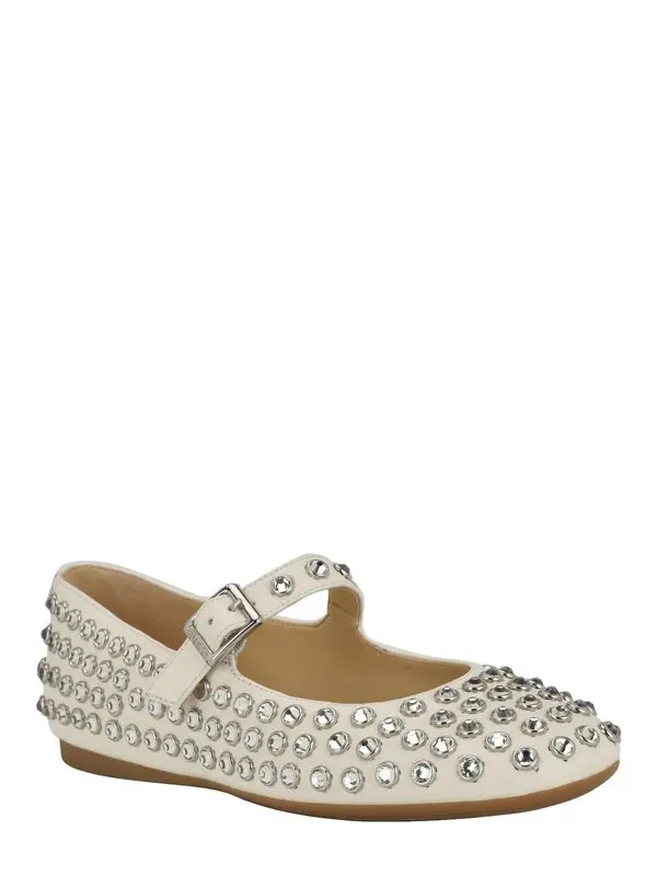 Guess Kalidal Mary Jane Flat - White