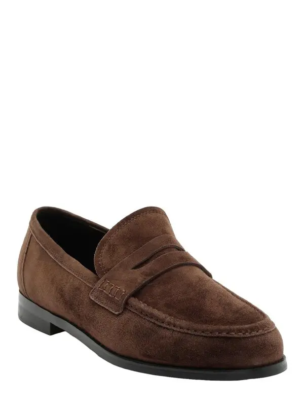 TONY BIANCO Zac Penny Loafer - Espresso Suede