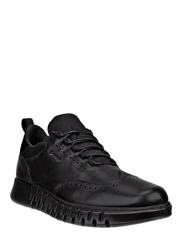 Ecco Gruuv Studio Waterproof Wingtip Oxford - Black