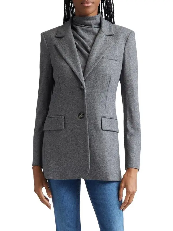 Veronica Beard Ryanne Blazer - Medium Heather Grey