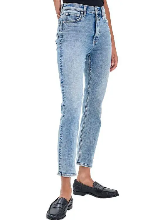 Rag & Bone Flexi Wren High-waist Ankle Jeans - Nyasa