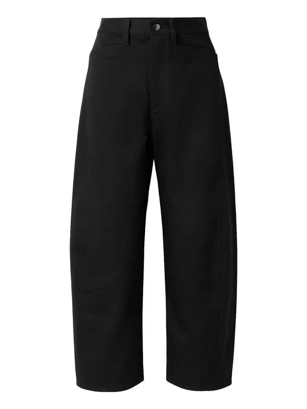 Maria Mcmanus High-rise Barrel-leg Organic Jeans - Black