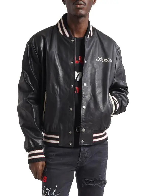 Amiri Club Bomber Jacket - Black