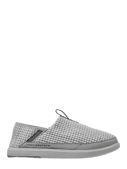 Travis Mathew Modern Lounge Slip-on Sneakers - Heather Grey