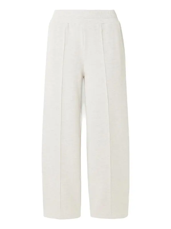 Varley Wide-leg Doublesoft™ Jersey Pants - Neutrals