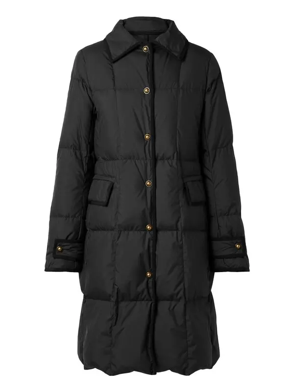 Moncler Achard Quilted Down Coat - Black
