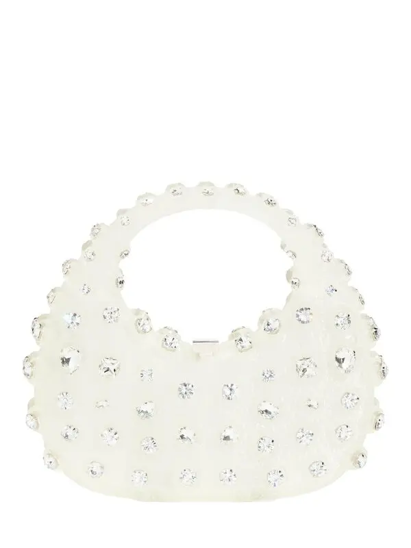 L’ALINGI Iced Meleni Crystal Embellished Handbag - Clear