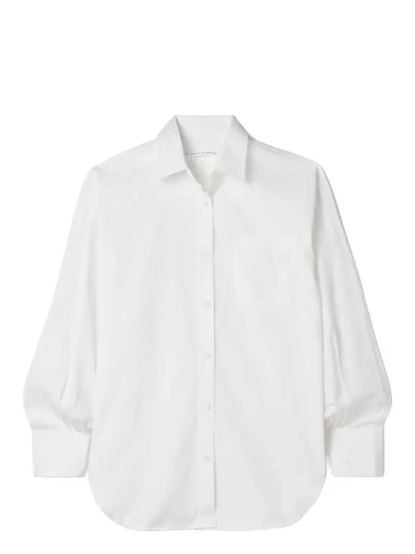 Maria Mcmanus Organic Cotton-poplin Shirt - White