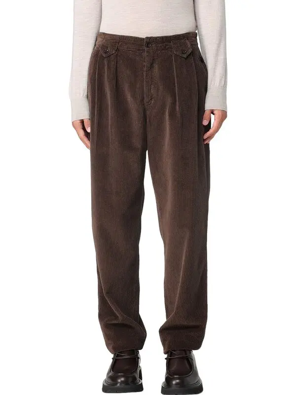 Dolce & Gabbana Flat Front Trousers - Brown