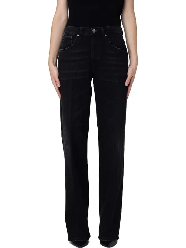 DONDUP Straight Leg Jeans - Black
