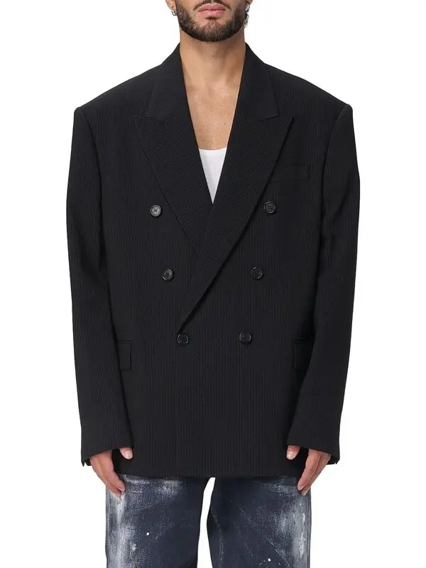 Acne Studios Double Breasted Jacket - Black