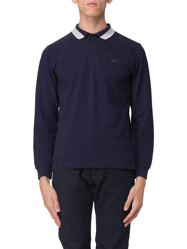 SUN 68 Polo Shirt - Navy