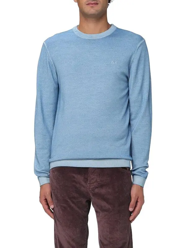 SUN 68 Sweater - Gnawed Blue