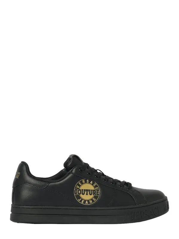 Versace Lace Up Sneakers - Black