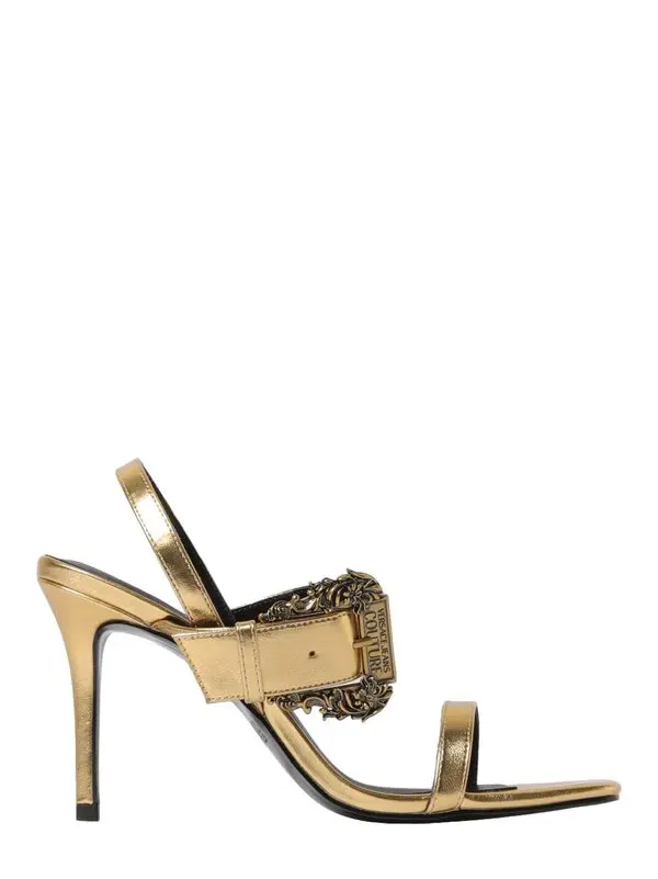 Versace Heeled Sandals - Gold