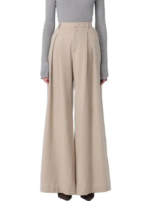 Andamane Wide Leg Trousers - Sand