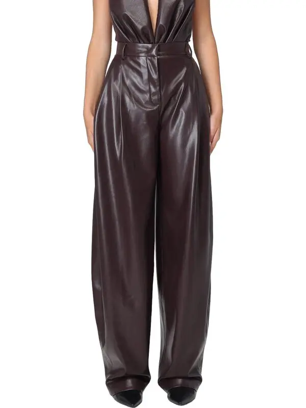 Andamane Wide Leg Trousers - Wine