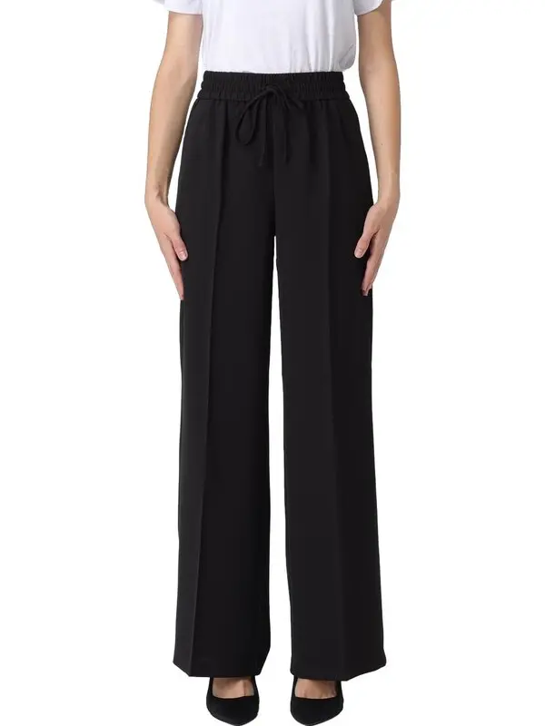 TWINSET Wide Leg Trousers - Black