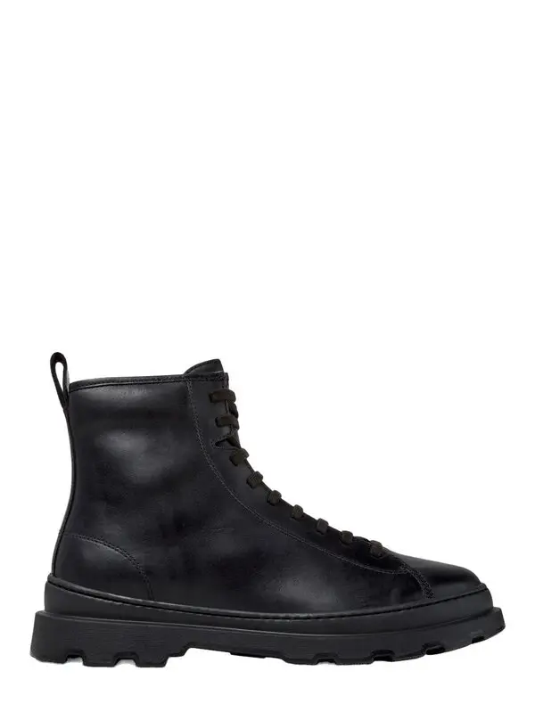 Camper Lace-up Ankle Boot - Black