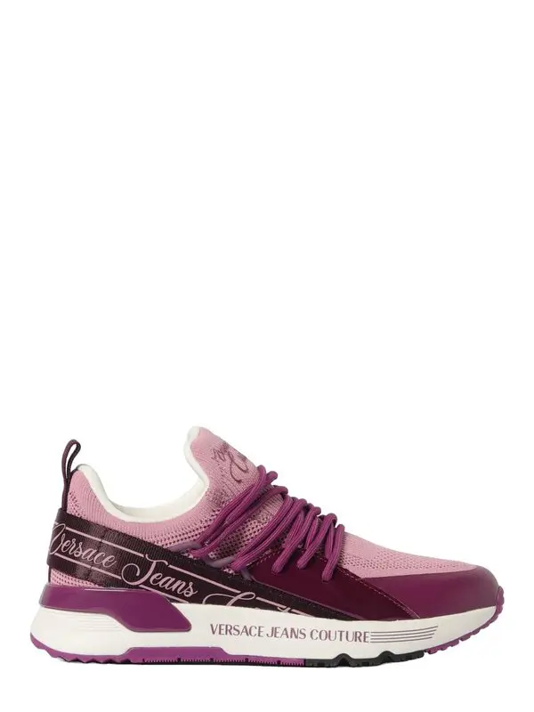 Versace Lace Up Sneakers - Pink