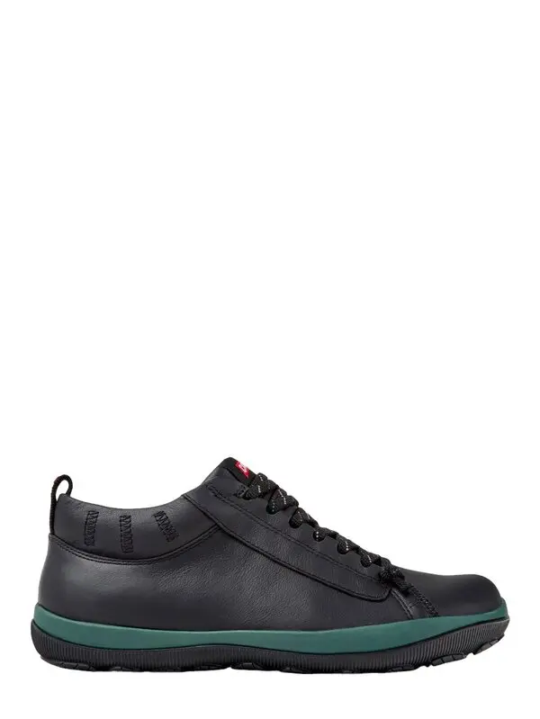Camper Lace Up Boot - Black