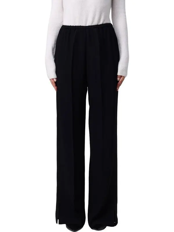 FORTE_FORTE Wide Leg Trousers - Black