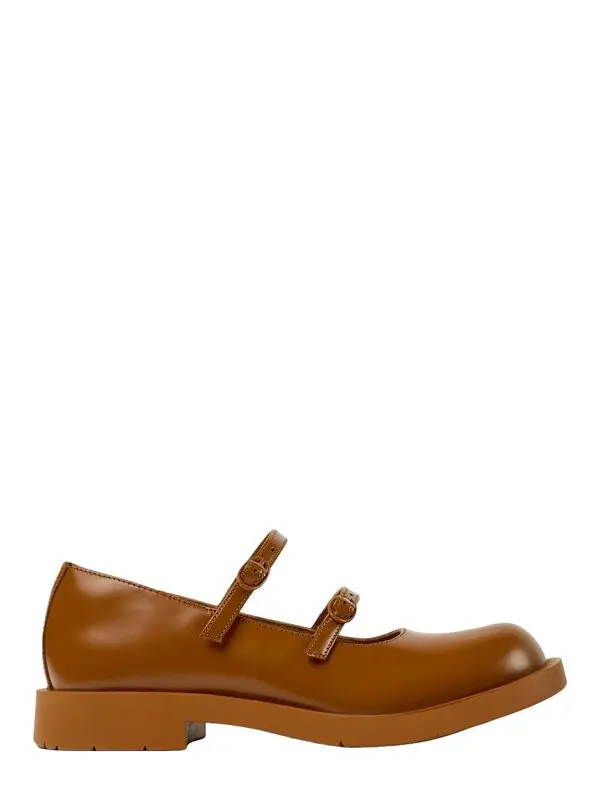 Camper Mary Jane Flat Loafers - Brown