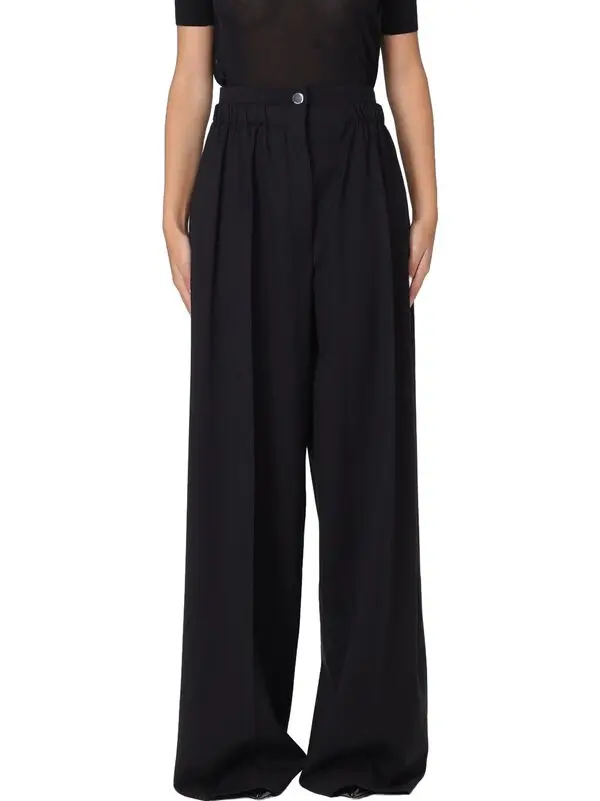 Sportmax Wide Leg Trousers - Black