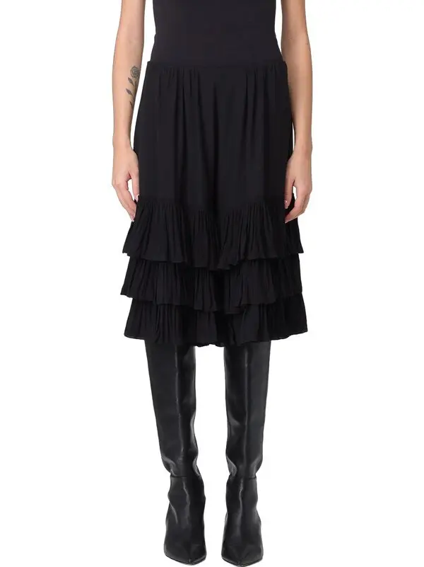 Chloé Tiered Skirt - Black