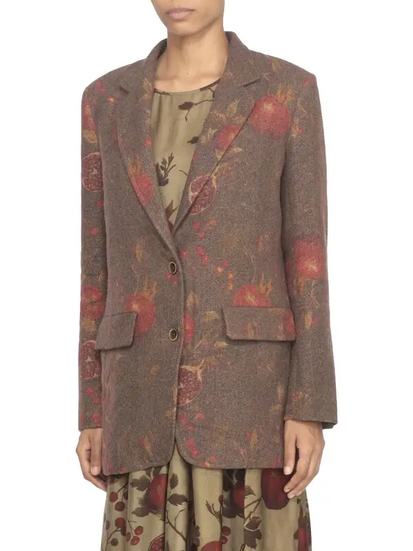 UMA WANG Collared Jacket - Brown