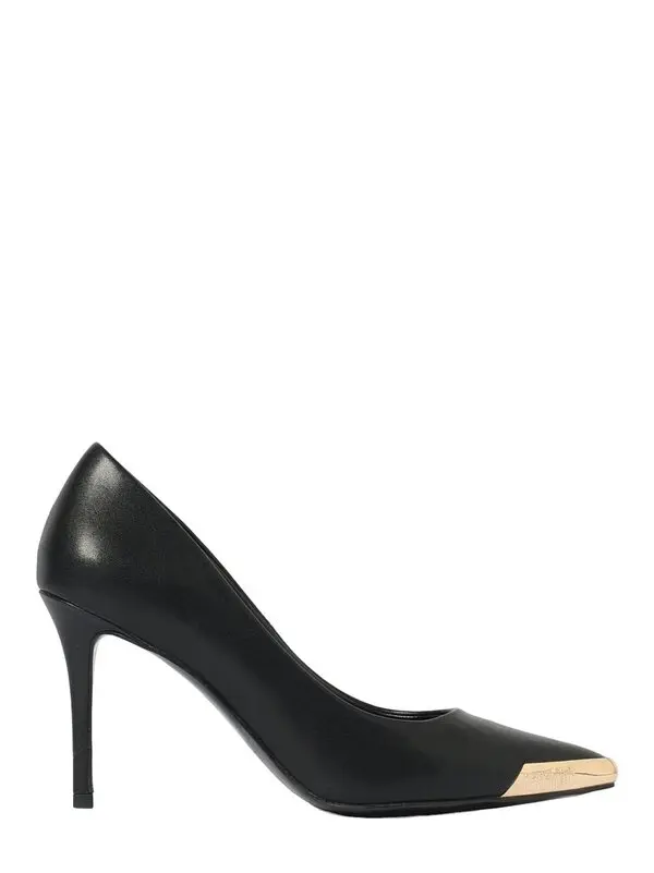 Versace Pointed Toe High Heel Pumps - Black