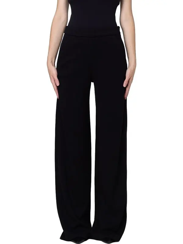 DONDUP Wide Leg Trousers - Black