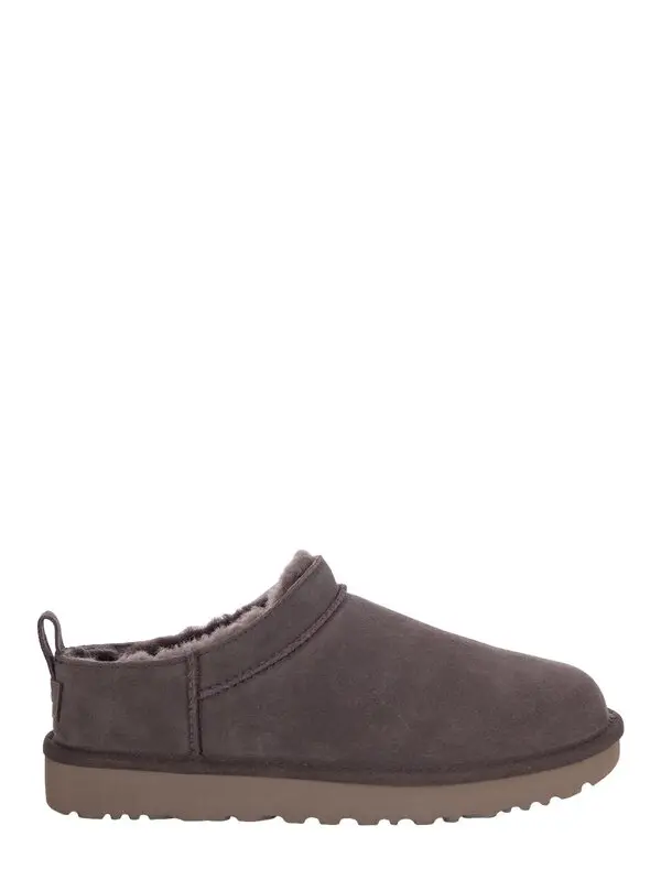 UGG Shearling Lined Slip-on Boots - Grey