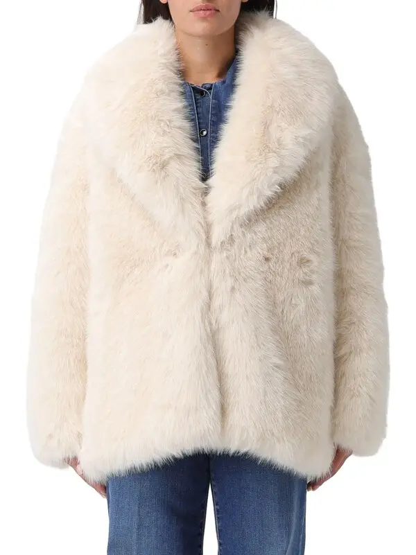Liu Jo Fur Coat - Milk