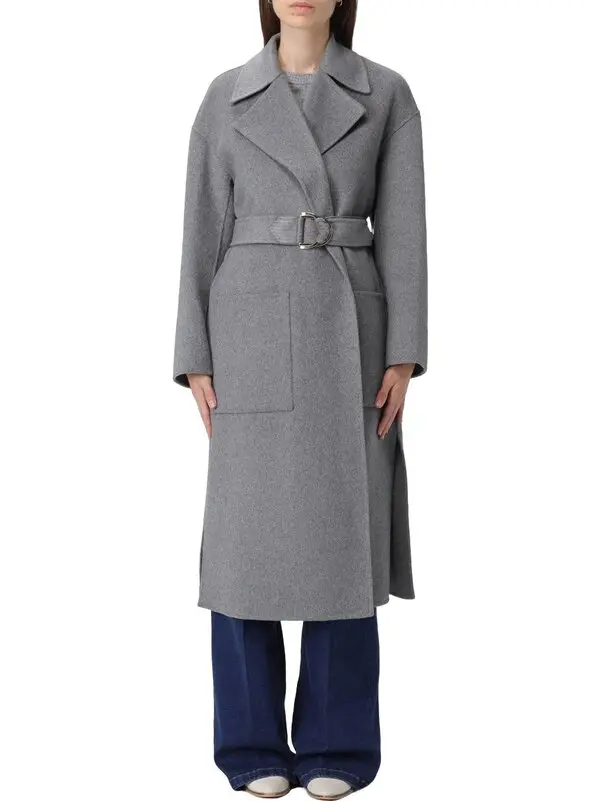 Liu Jo Belted Coat - Grey