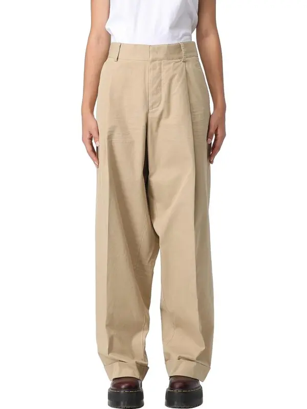 Dsquared2 Wide Leg Pants - Beige