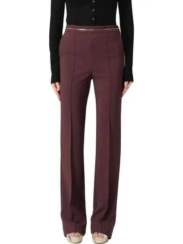 Elisabetta Franchi Trousers - Wine