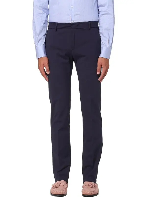 DONDUP Straight Leg Trousers - Blue