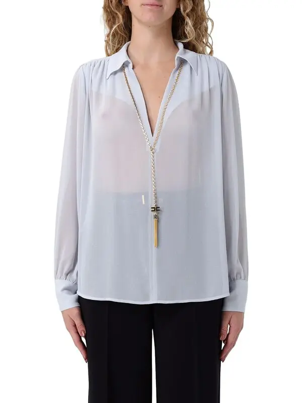 Elisabetta Franchi Top - Gnawed Blue