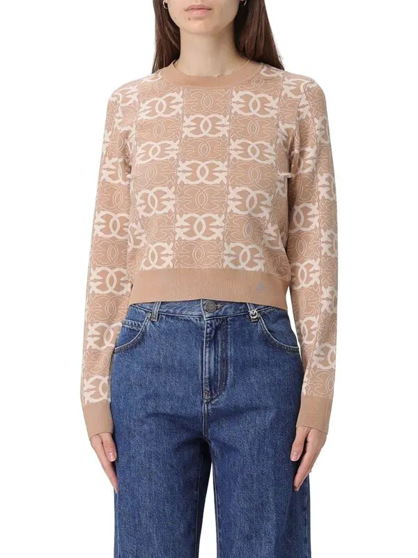 Pinko Printed Sweater - Camel