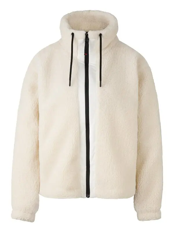 Bogner Ninetta Teddy Mid-layer Jacket - Off-white
