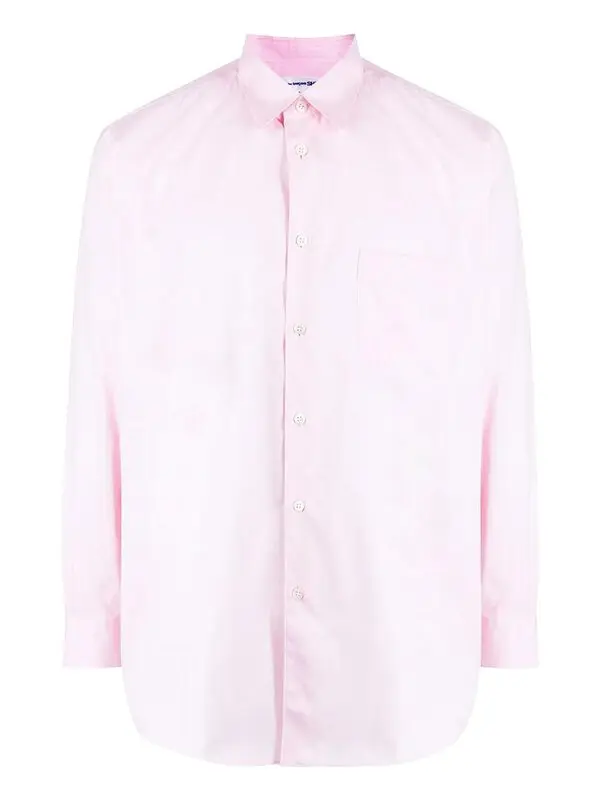 Comme Des Garçons Woven Shirt - Pink