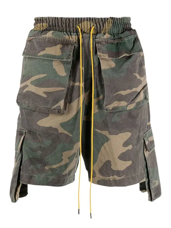 Rhude Cargo Shorts - Green